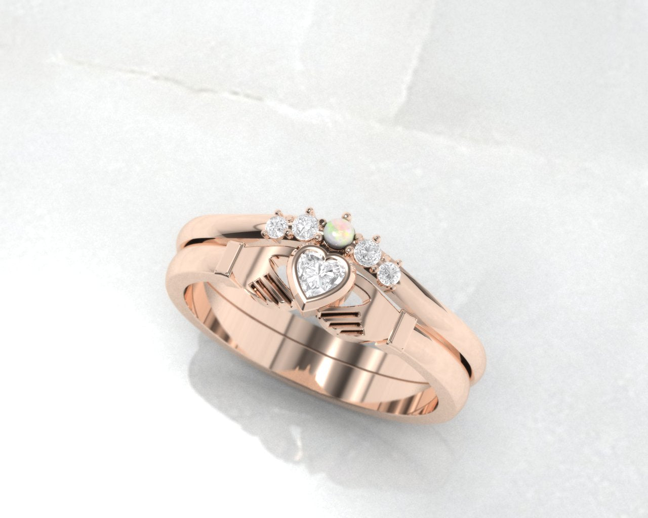 Diamond Claddagh Rings – Irish Jewelry Design