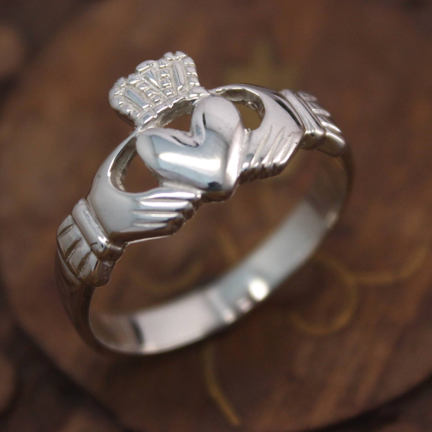 Claddagh ring, mens silver claddagh ring. – Irish Jewelry Design